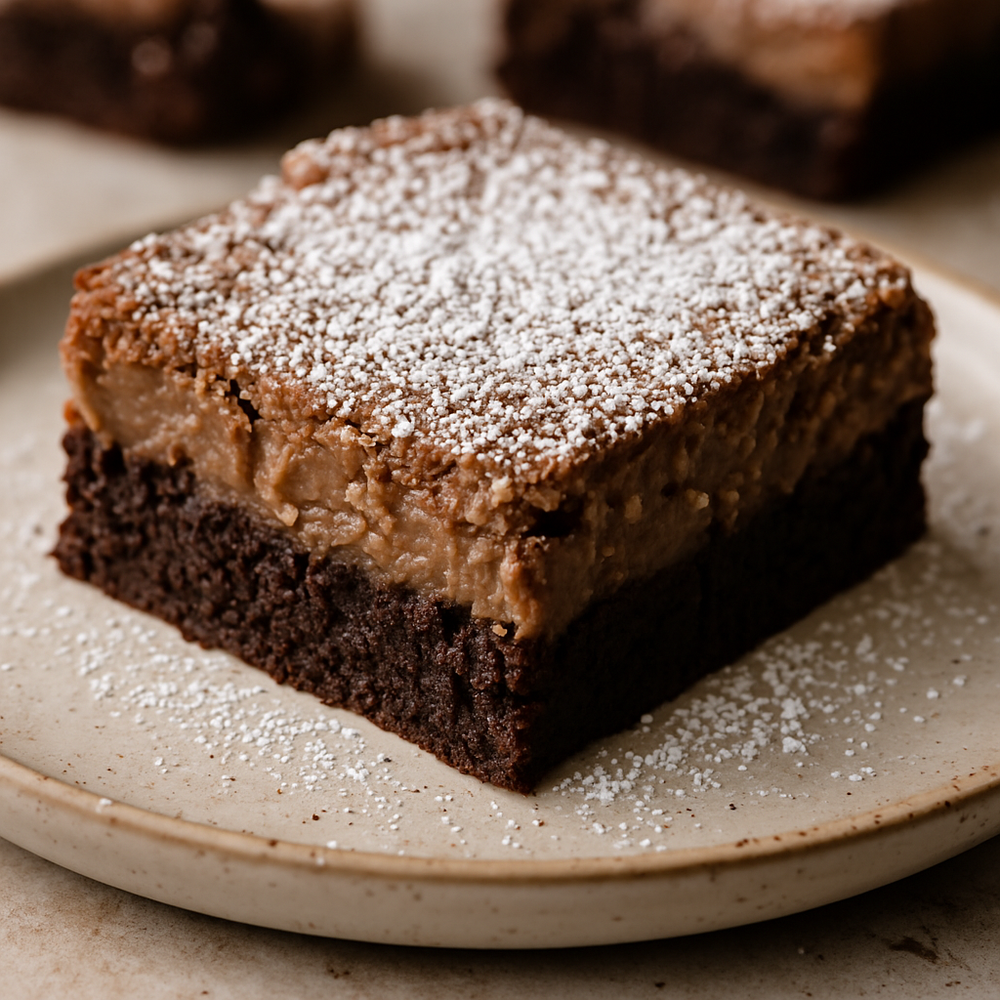 Chocolate Ooey Gooey Butter Cake By Trini.Cooks — FoodTokTV
