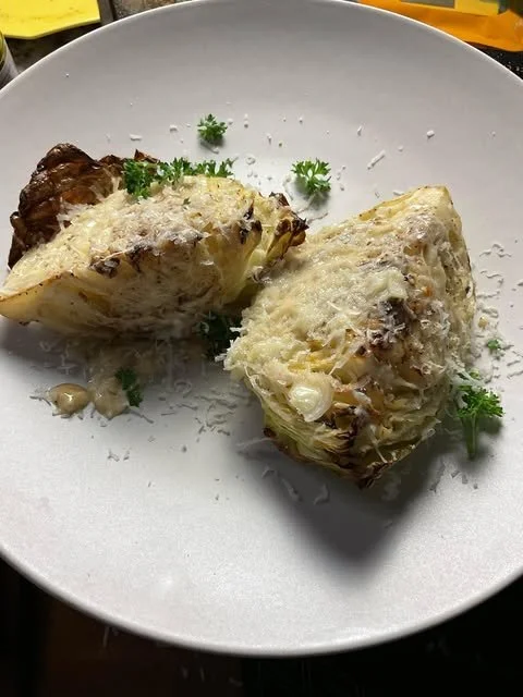 Creamy Parmesan Roasted Cabbage Wedges by onlypansJDP — FoodTokTV