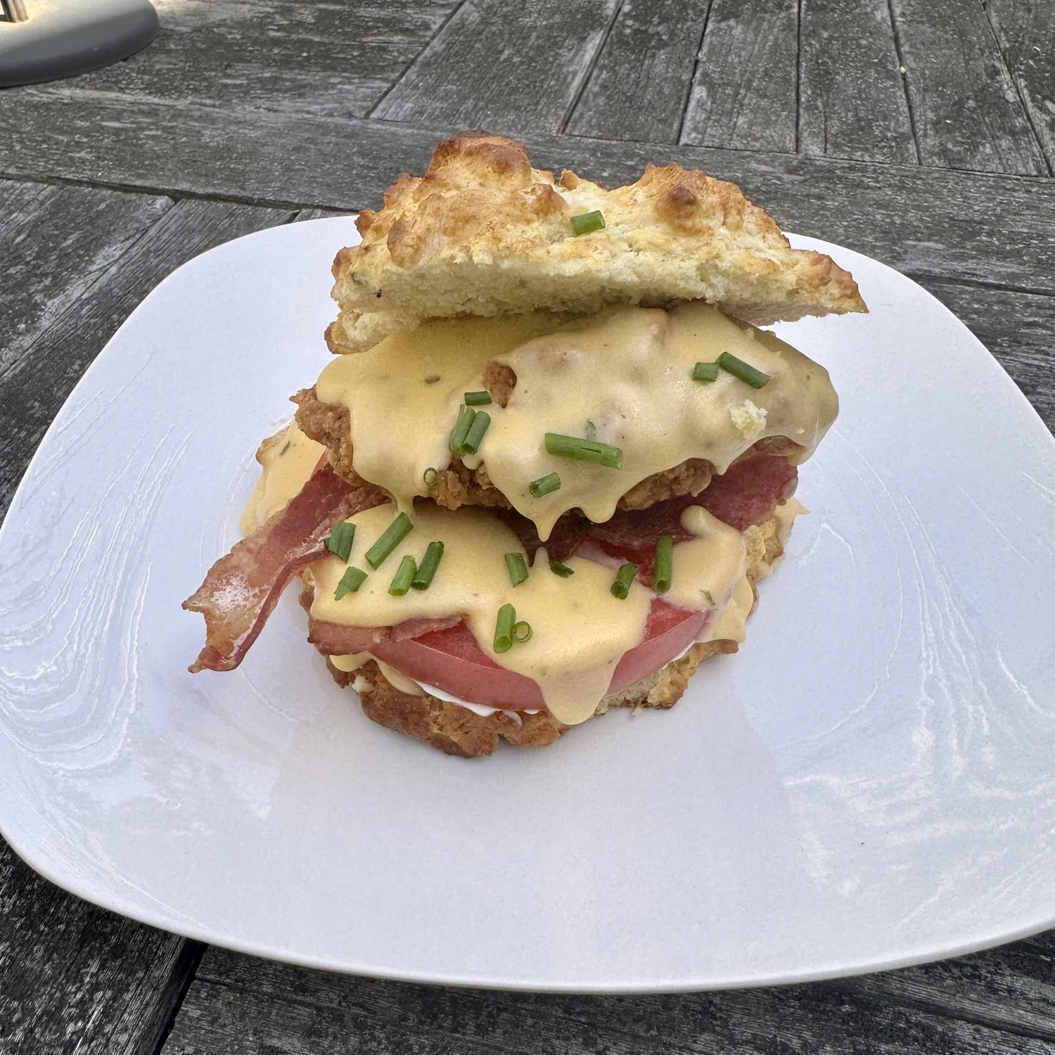 Tomato, Bacon and Cheese Shortcake — FoodTokTV