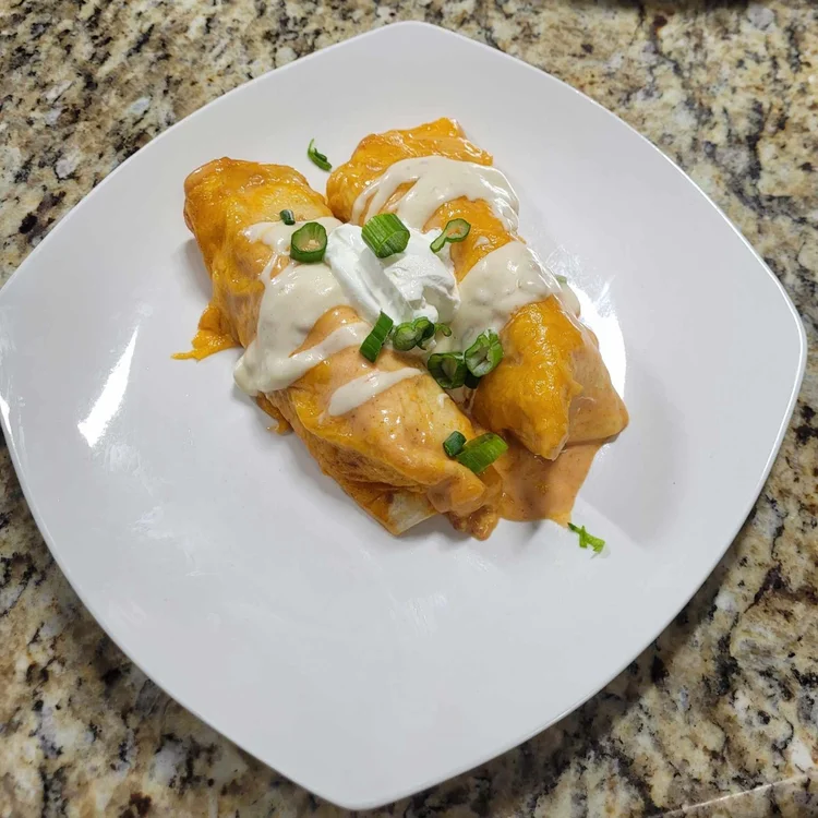 Crack Chicken Enchiladas by Trini.Cooks — FoodTokTV
