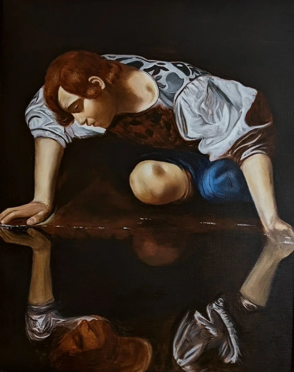 How to paint like Caravaggio: Master copy of “Narcissus” — Mathieson ...