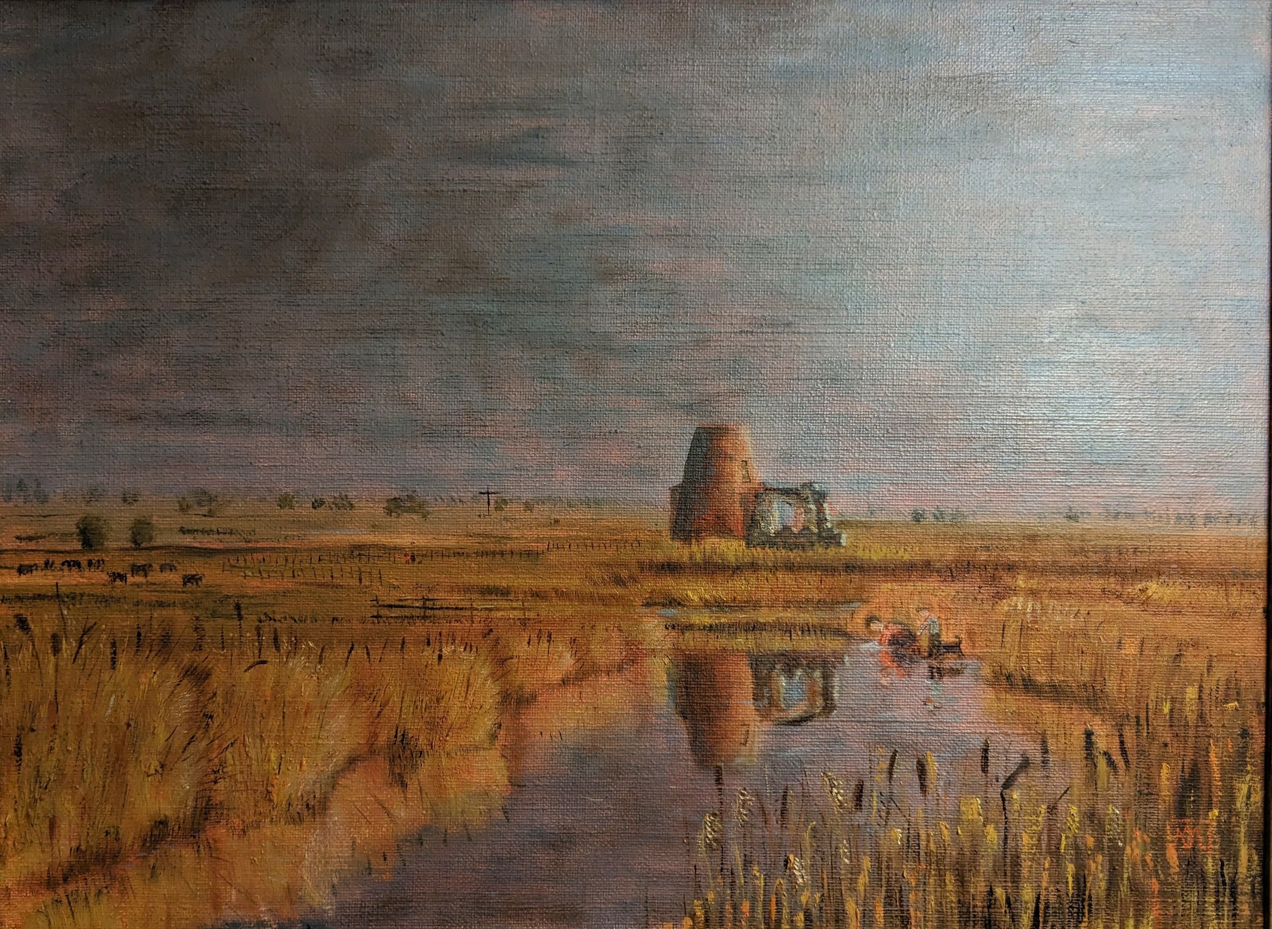 New painting: “Late Afternoon at St. Benet’s Abbey” by Angus Mathieson ...
