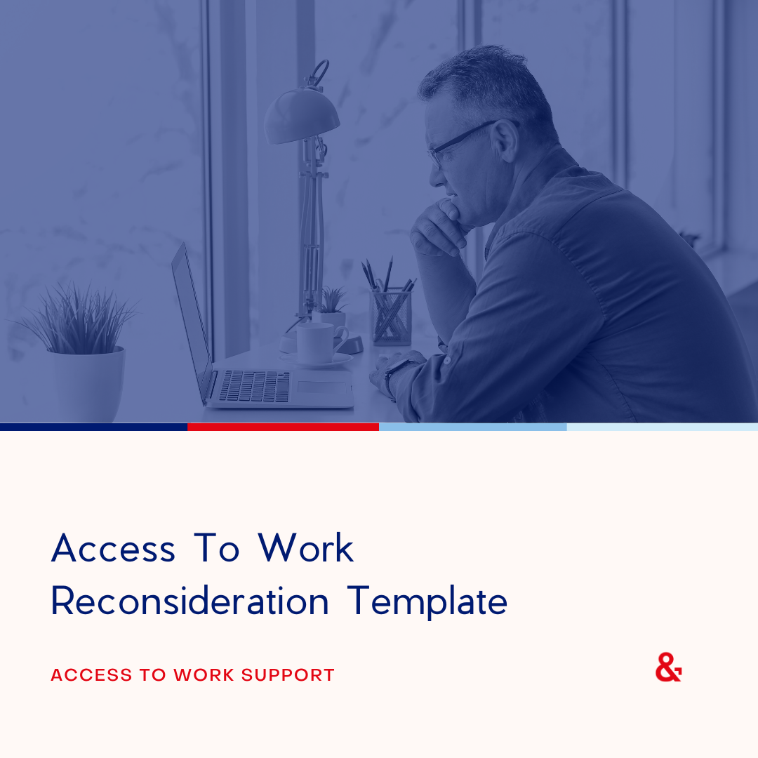 Access to Work Reconsideration Template — Admin and More