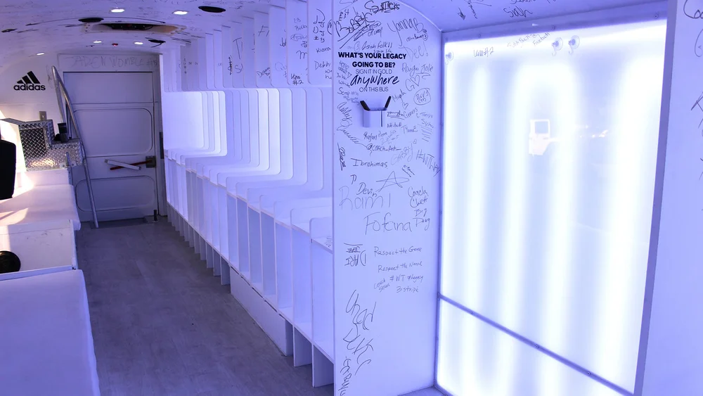 Adidas Mobile Locker Room: Customized Experiential Marketing Bus by VTI ...