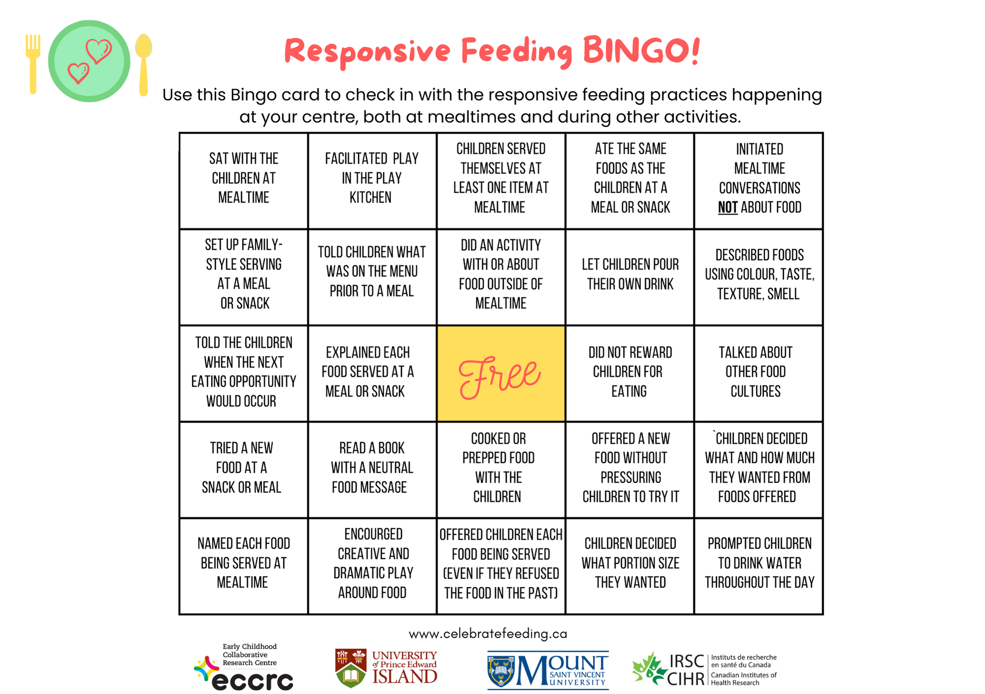 Printable Resources — CELEBRATE Feeding :: We create a collaborative ...