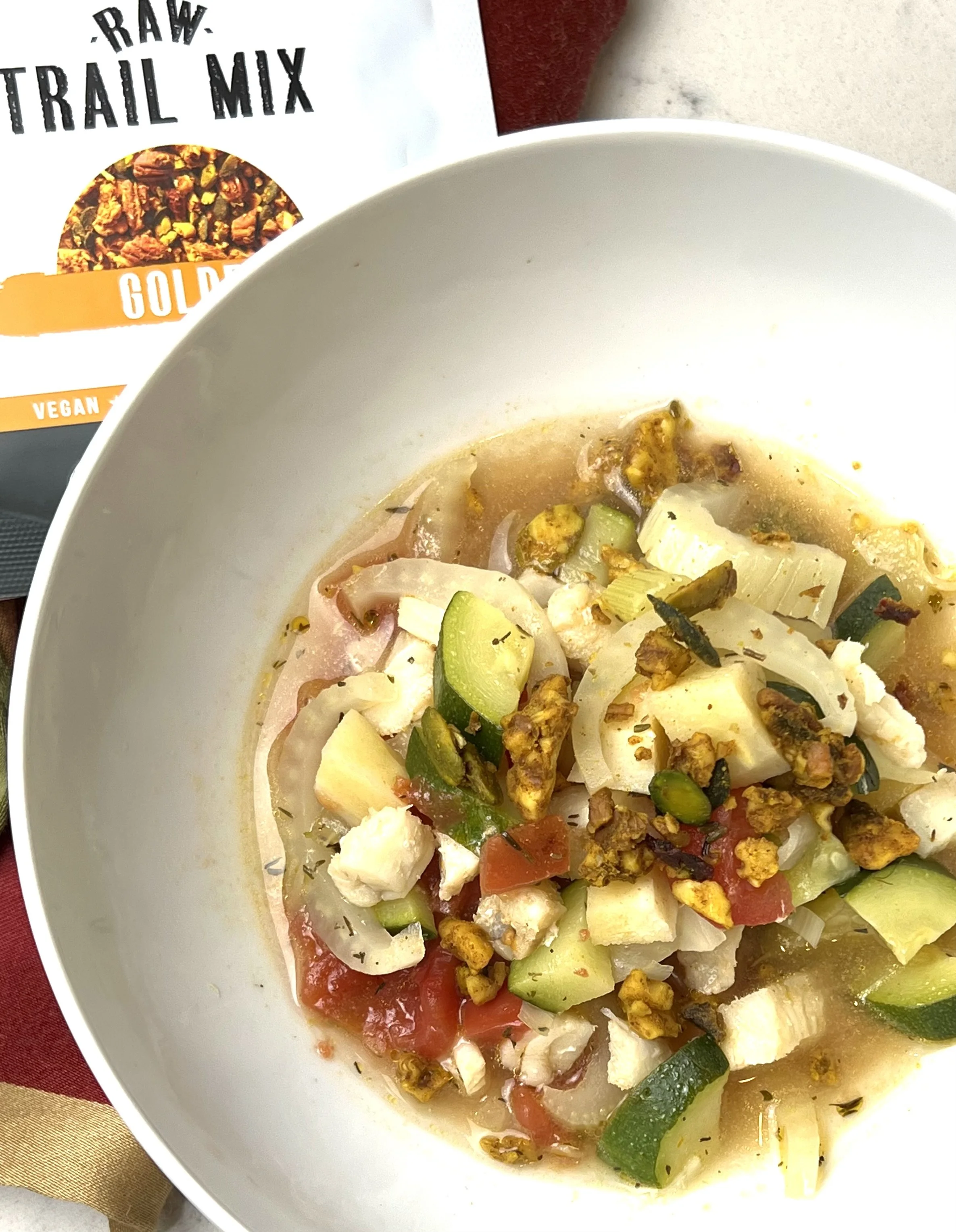 Fish Provençal with Witzi’s Golden Granola