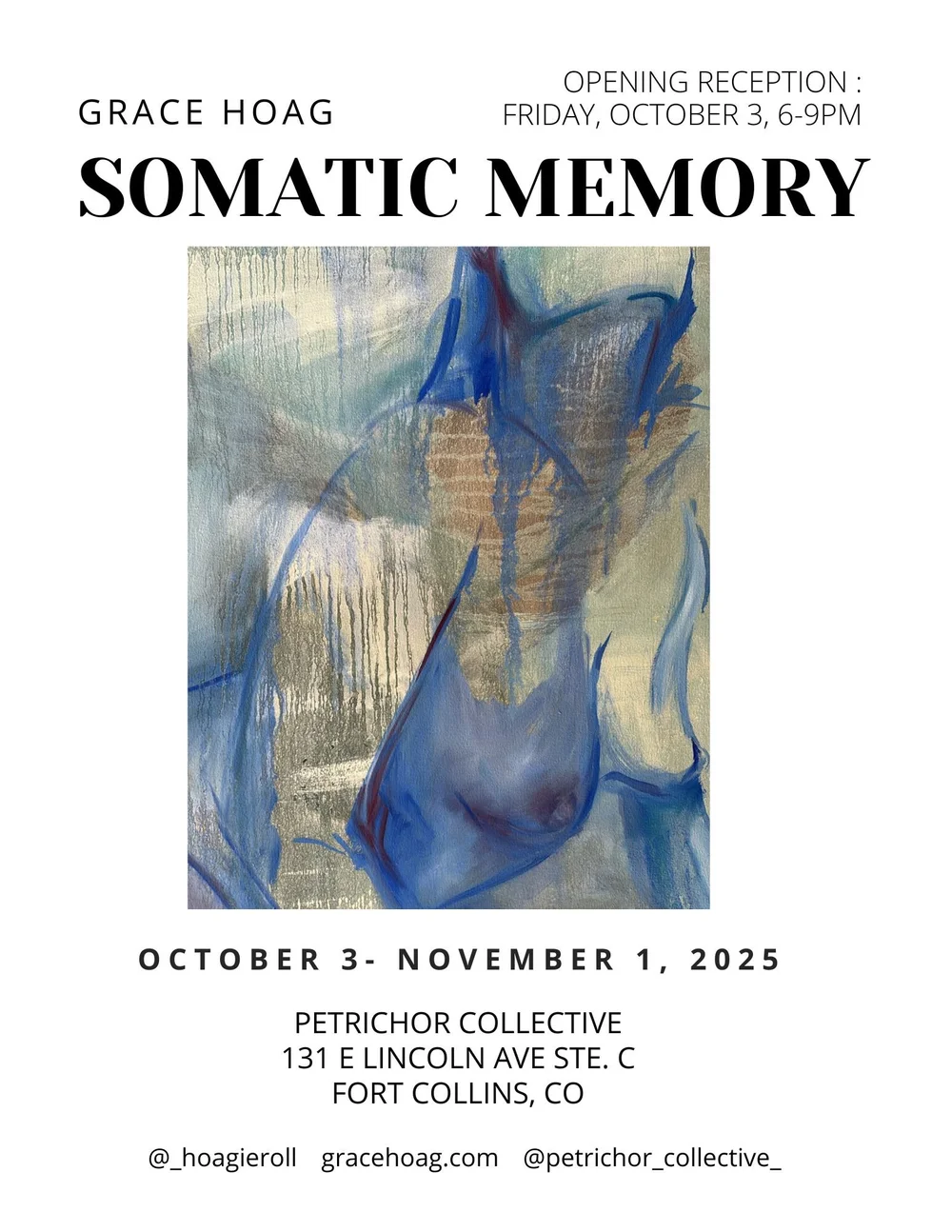 Somatic Memory (2025) Opening Reception and Exhibition by Grace Hoag ...