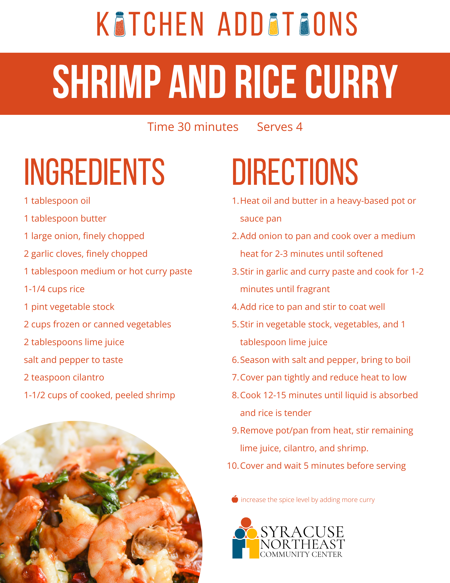 Kitchen Addition Recipes — Syracuse Northeast Community Center