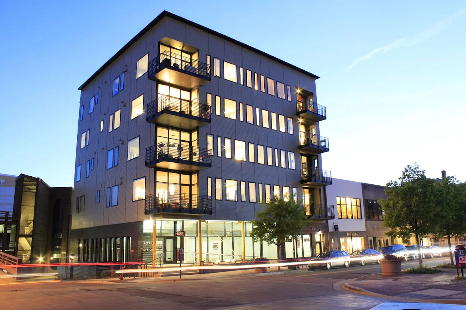 modern architect Durham North Carolina; restaurants, small multifamily ...