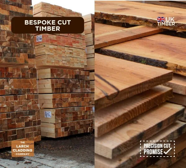 Bespoke cut timber — The Larch Cladding Company