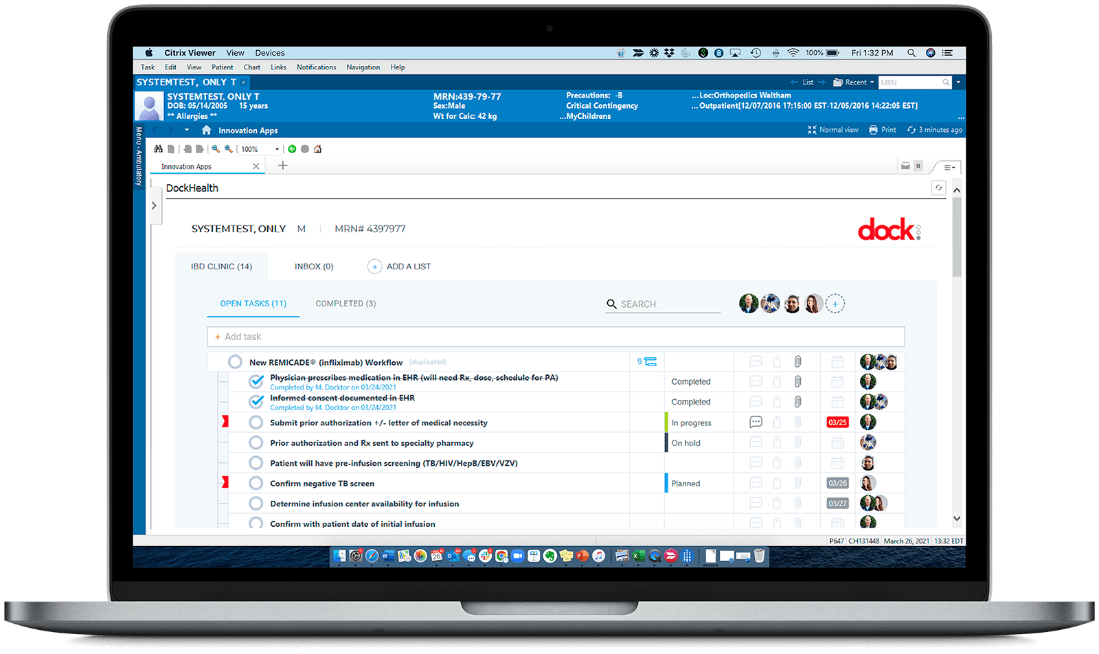 Enterprise Healthcare Task Management | Dock Health