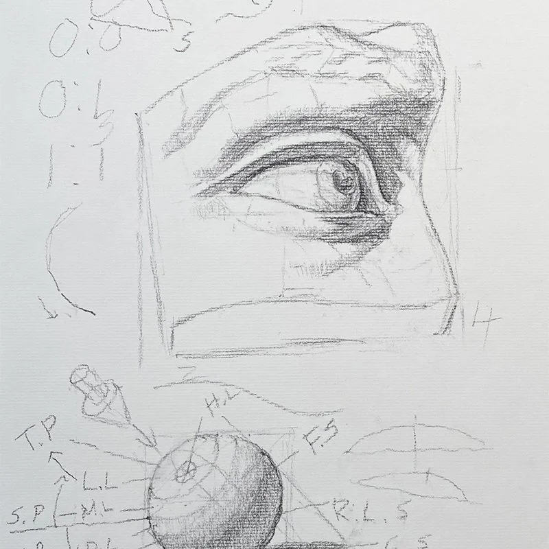Side View Eye Drawing