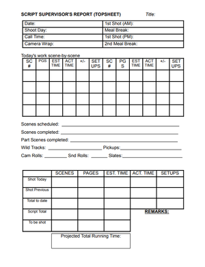 Ultimate Guide to Script Supervisors