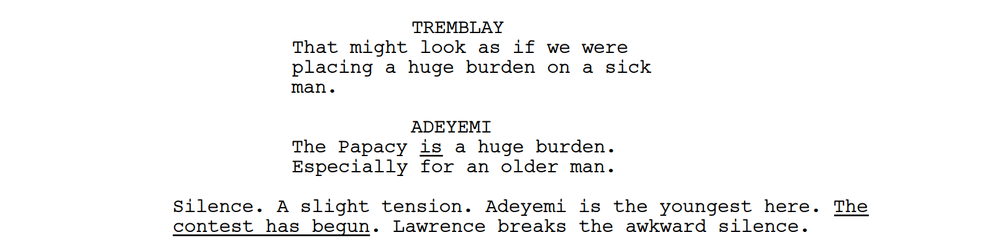 Conclave Script Analysis: Divine Scripture or Total Nun-Sense?