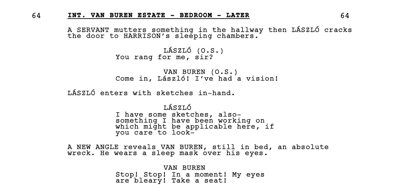 Is Anything Really Ours? The Brutalist Script Analysis