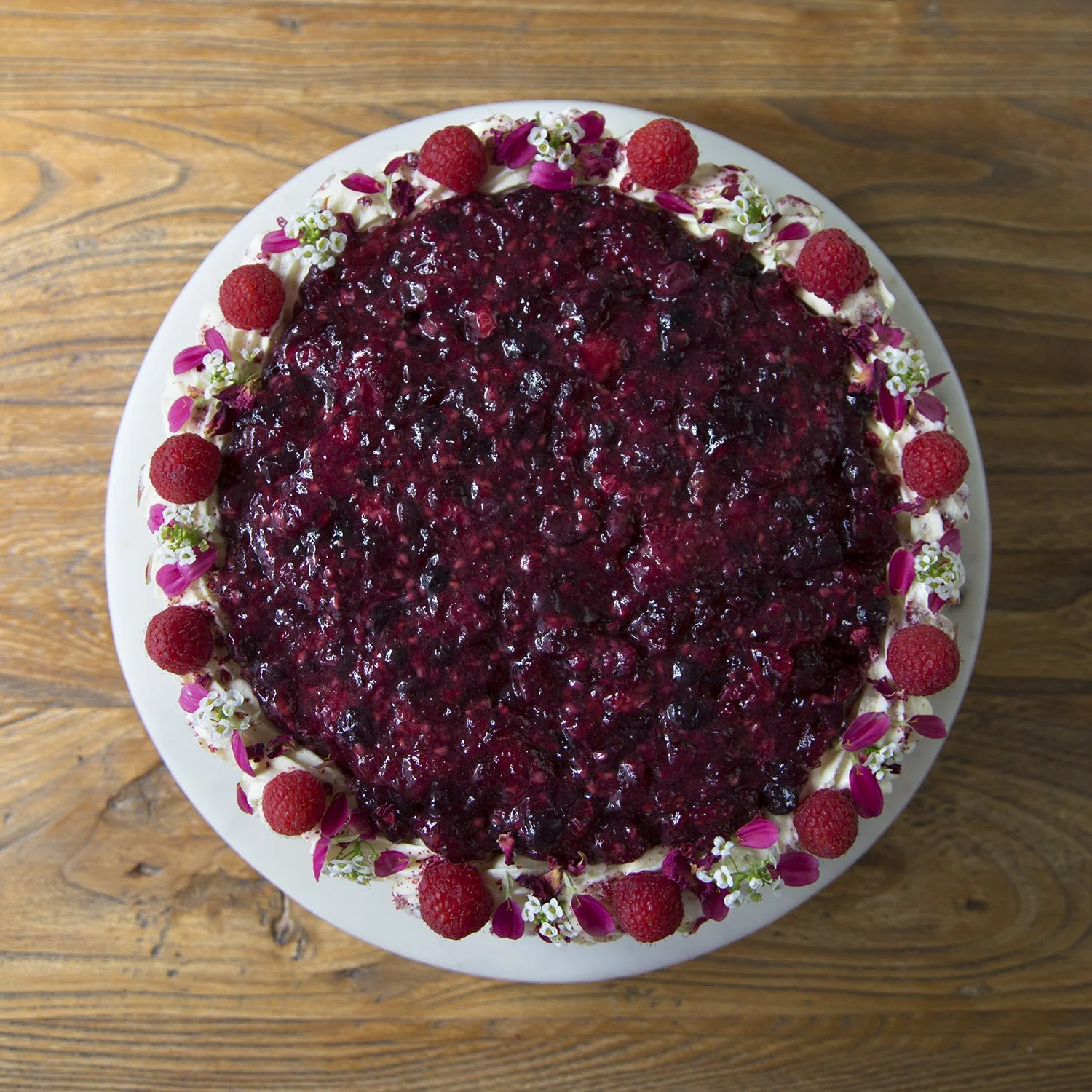 A TRADITIONAL BAKED CHEESECAKE — Wild Canary Botanical Bistro