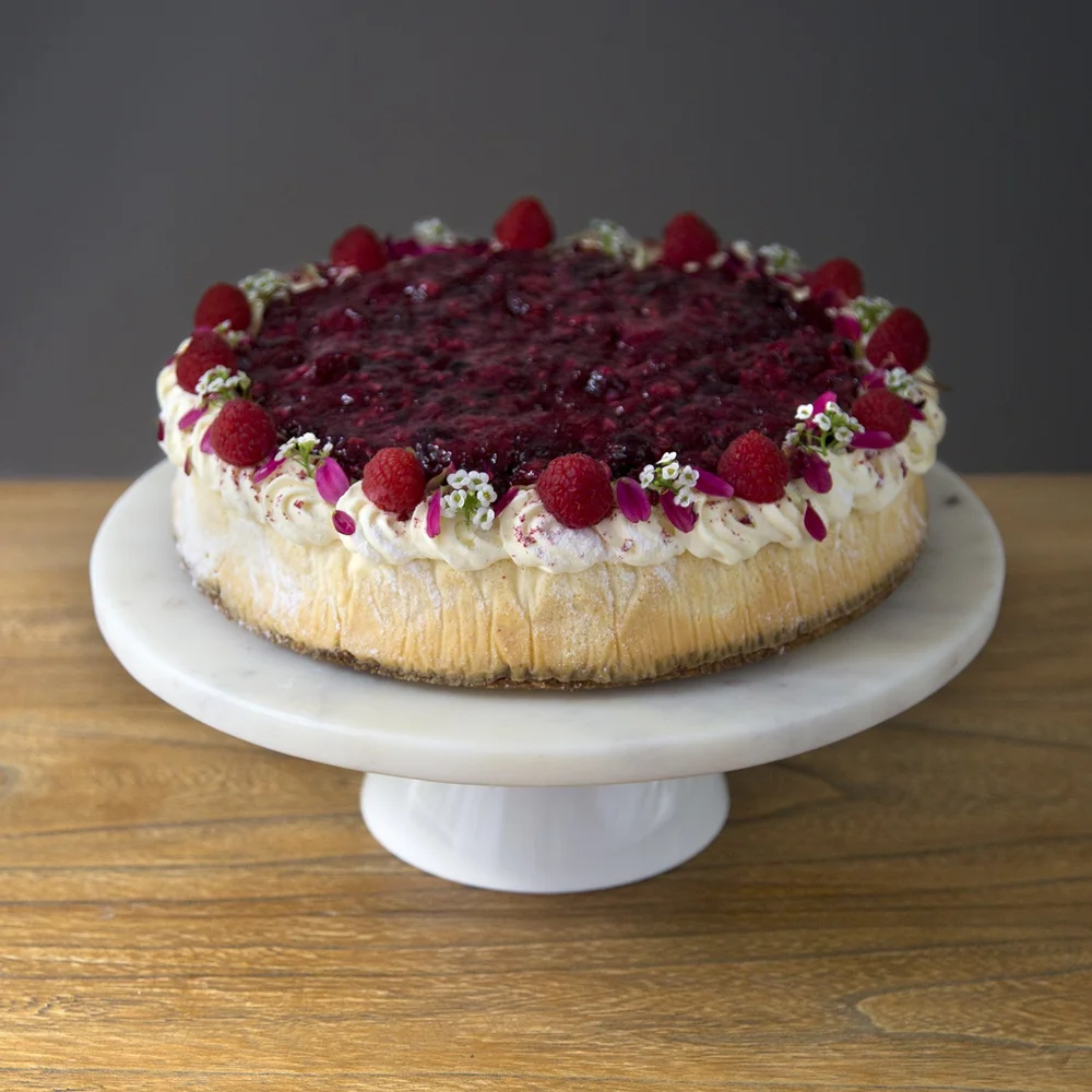 A TRADITIONAL BAKED CHEESECAKE — Wild Canary Botanical Bistro