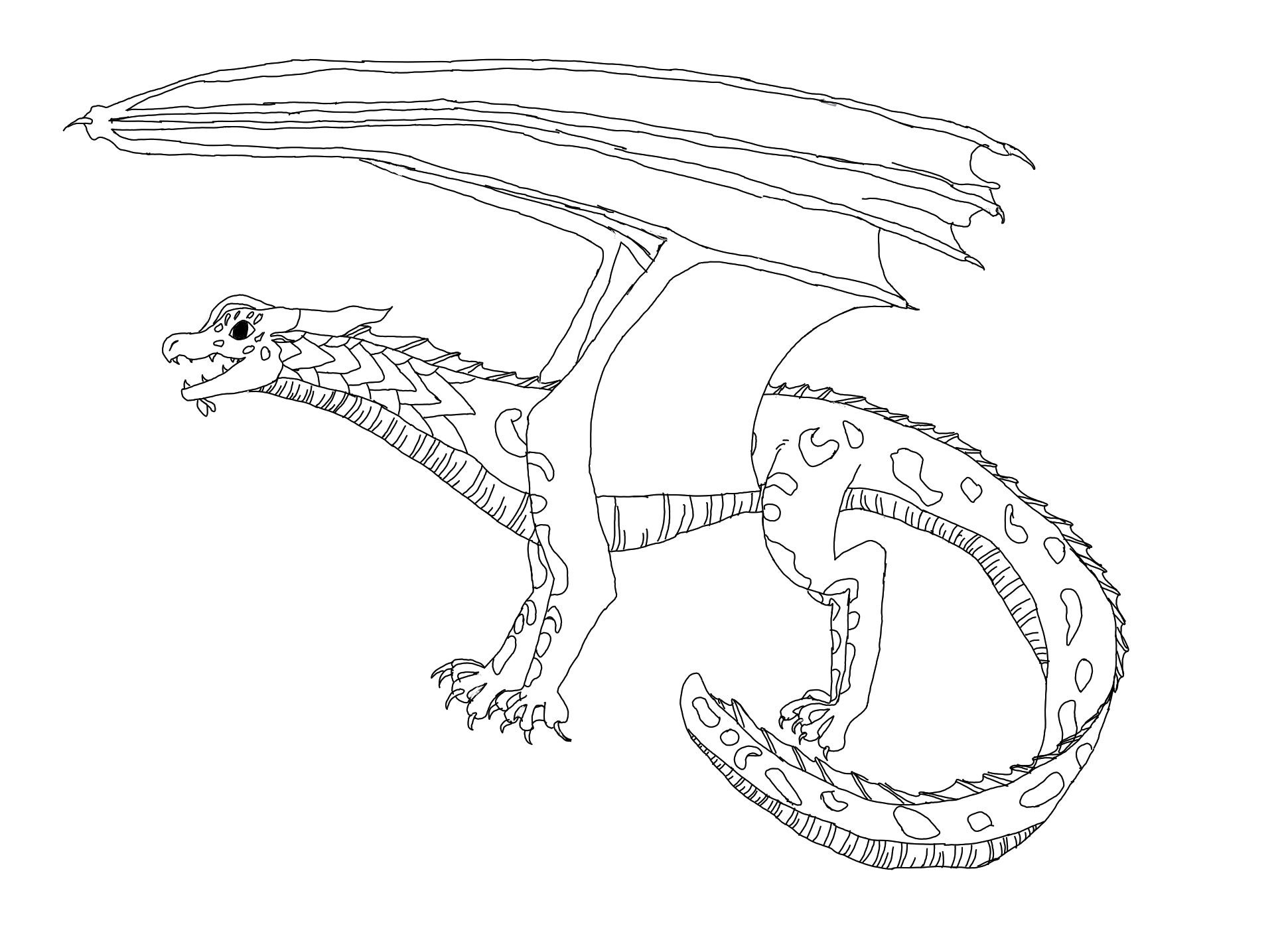 Wings Of Fire Nightwing Coloring Pages