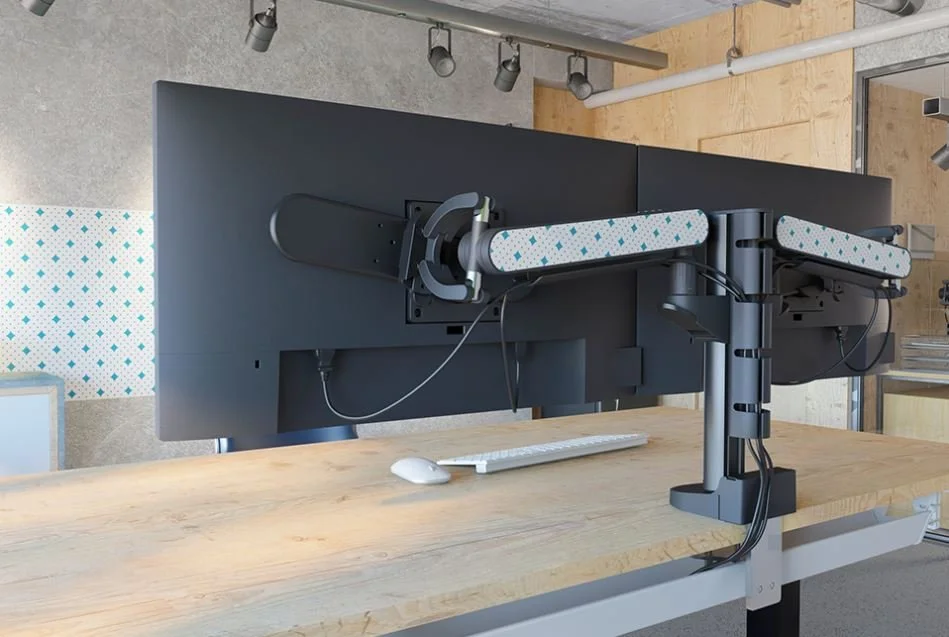 How to create an ergonomic desk layout | zgo monitor arms