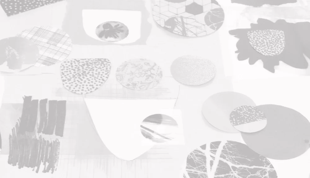 Studio — Ink on Mesh