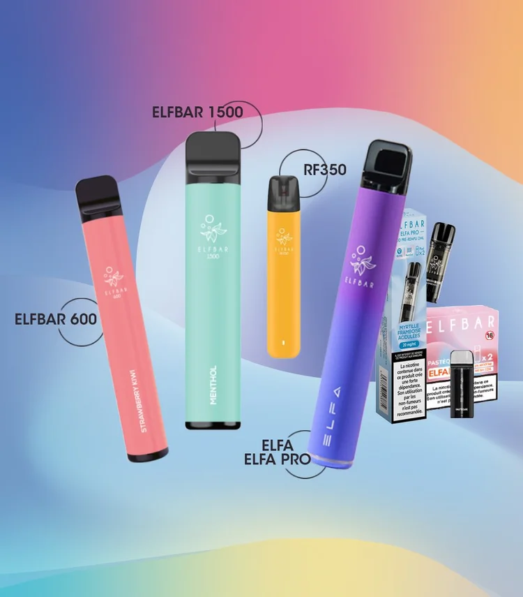 ELFBAR France - Pods rechargeables et puffs - Puffs & Cigarettes ...