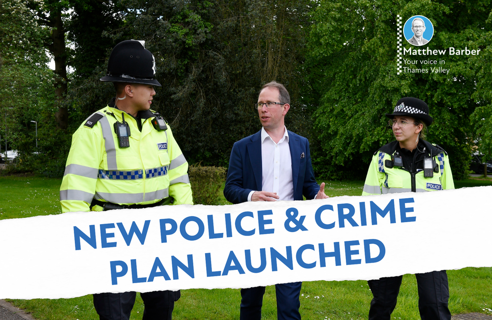 News — Matthew Barber - Police & Crime Commissioner for Thames Valley