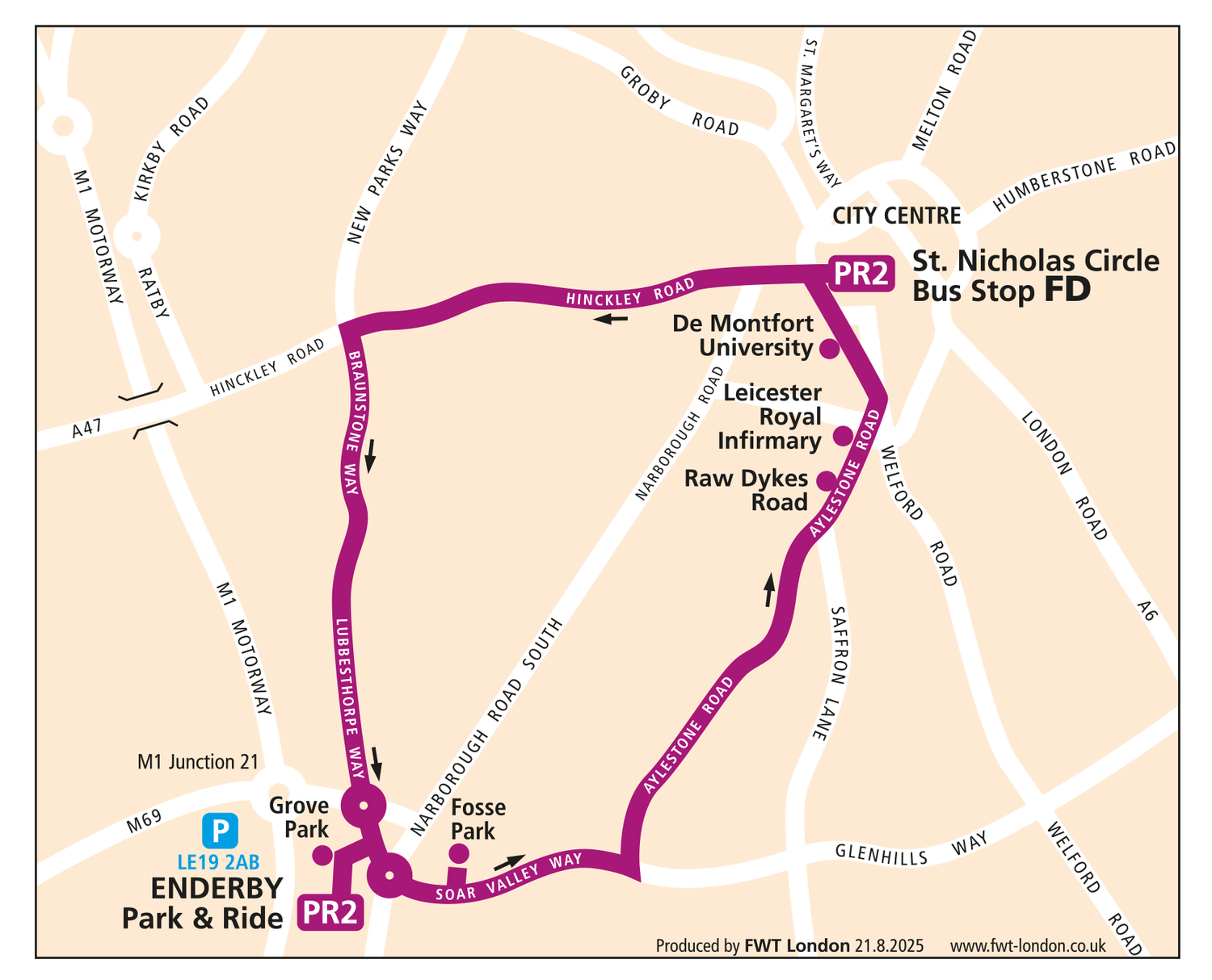 pr2 enderby — Leicester Buses