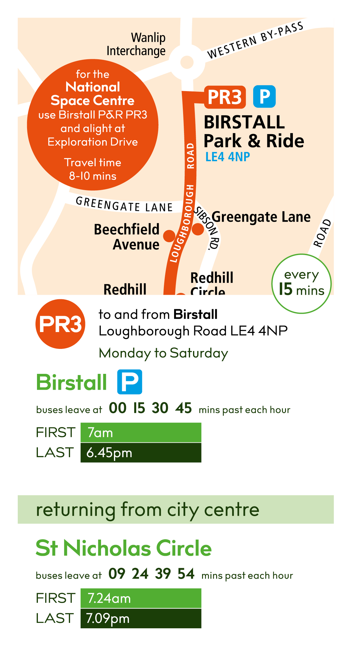 pr3 birstall — Leicester Buses