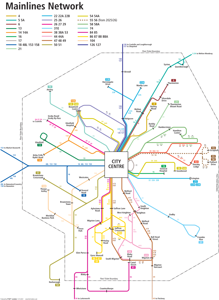 frequent — Leicester Buses
