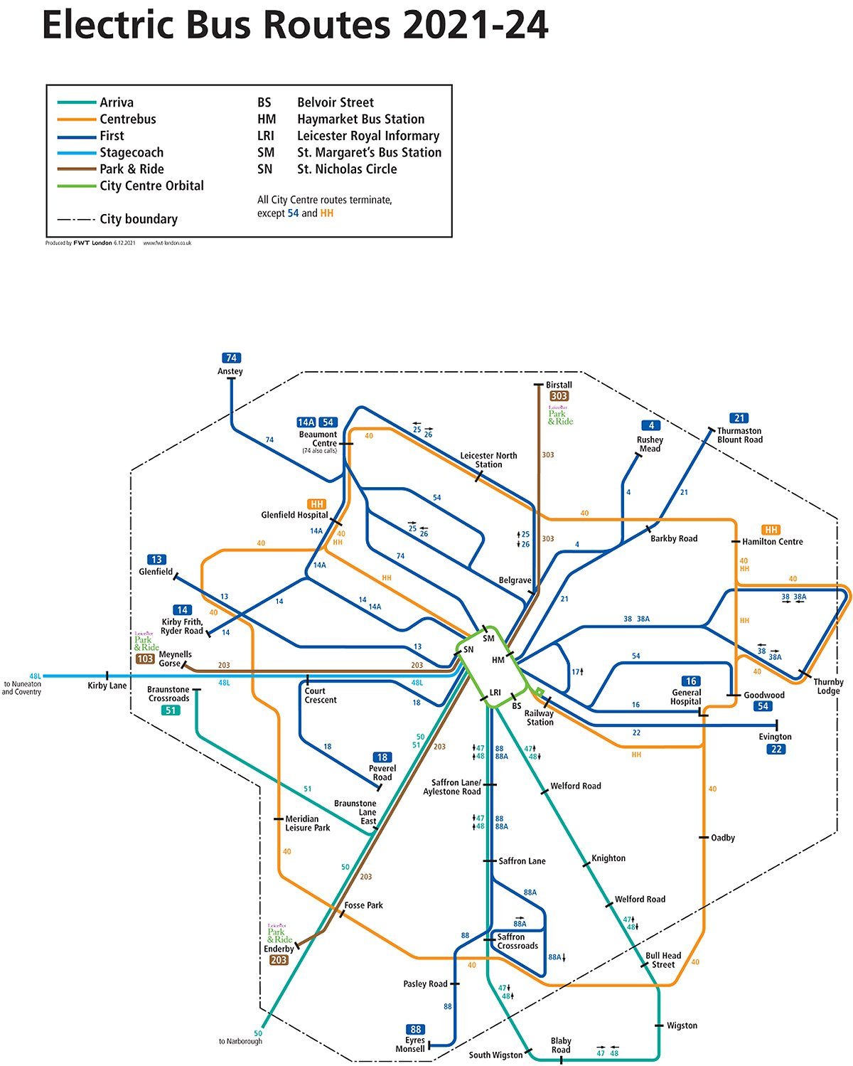electric — Leicester Buses