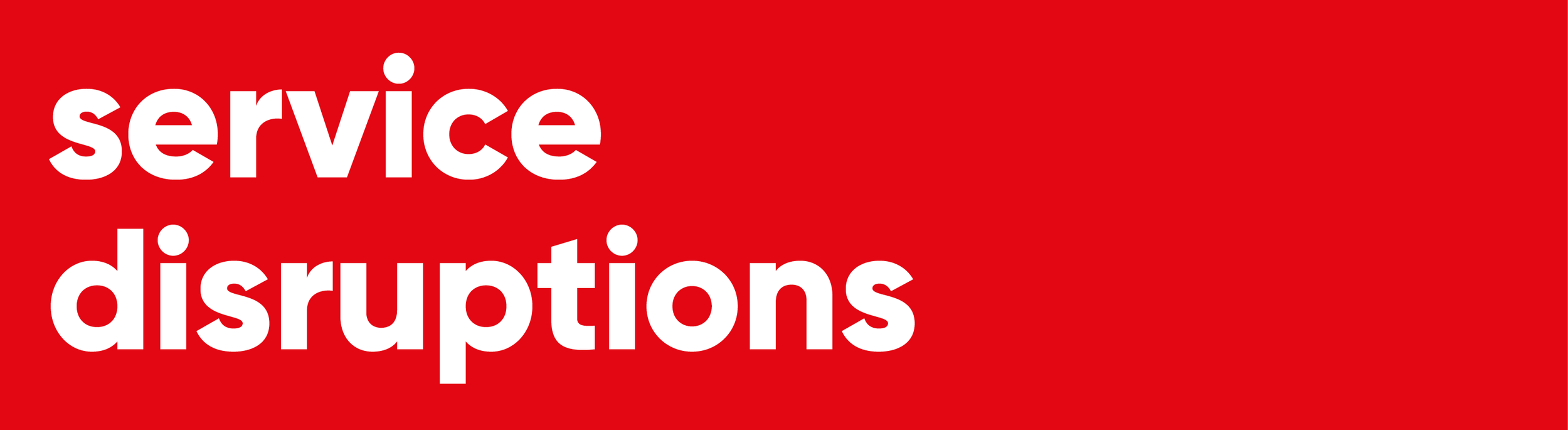 service disruptions — Leicester Buses