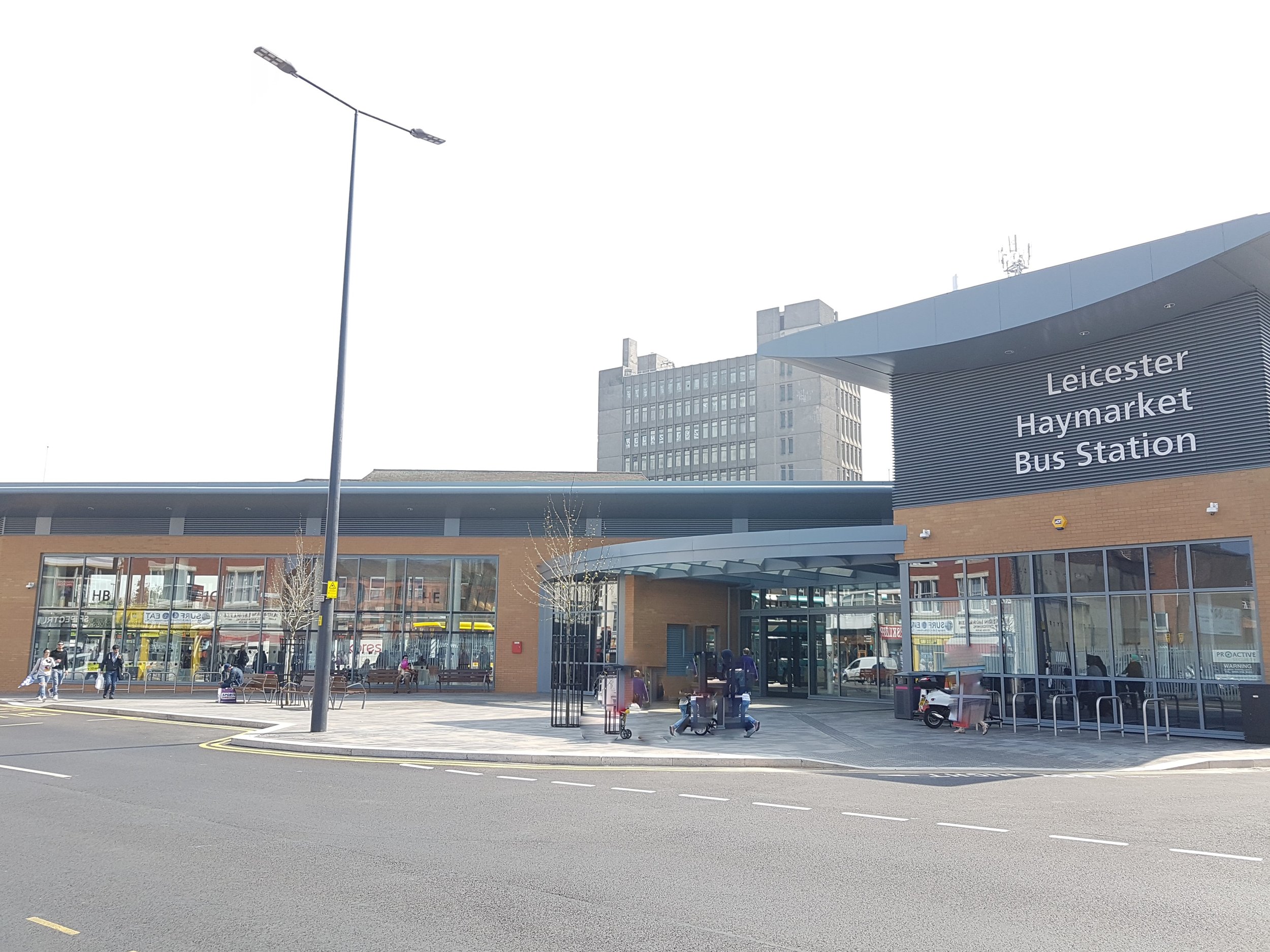 haymarket bus station — Leicester Buses