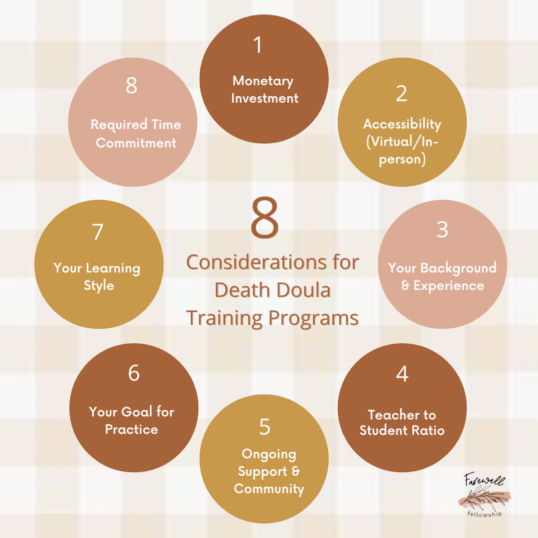 8 Considerations for Choosing a Death Doula Training — Farewell Fellowship