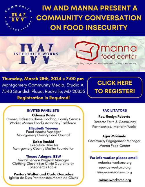 Upcoming Events — Interfaith Works