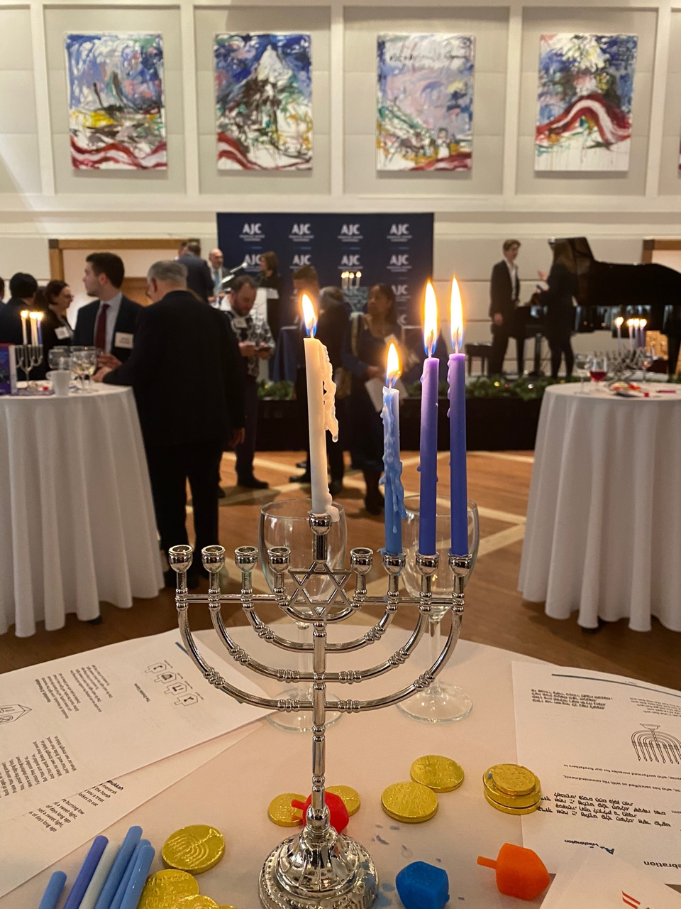 The Embassy and AJC Celebrate Hanukkah Together in DC — Austria in USA
