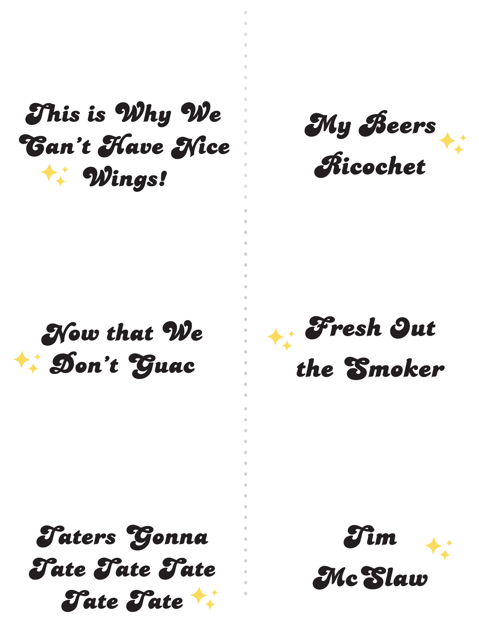 Swiftie Super Bowl Party Ideas — Hand Lettering by Bethany