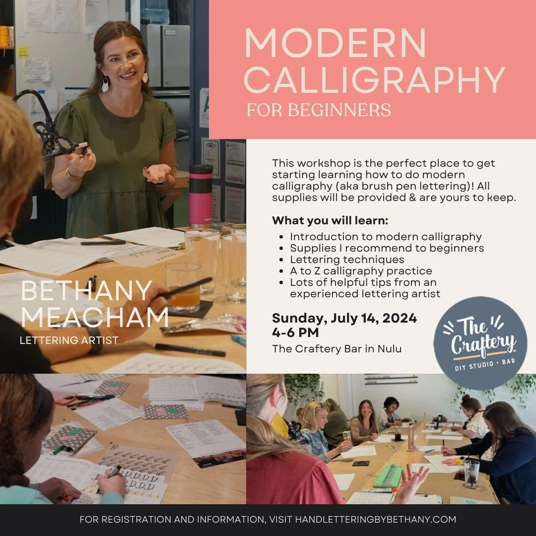 Learn How to Do Brush Pen Lettering — Hand Lettering by Bethany