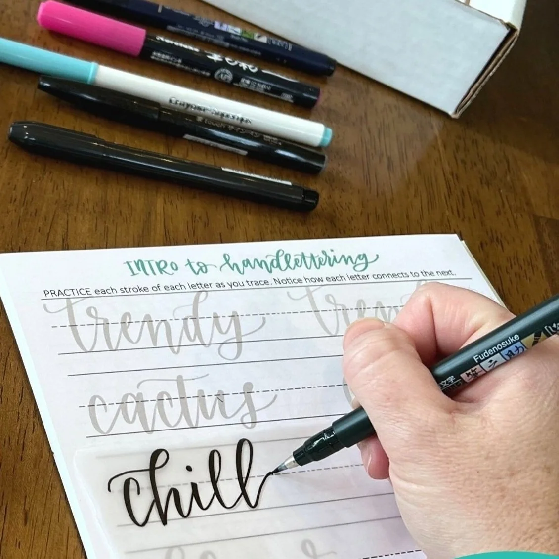Are You Holding Your Brush Pens Correctly? — Hand Lettering by Bethany