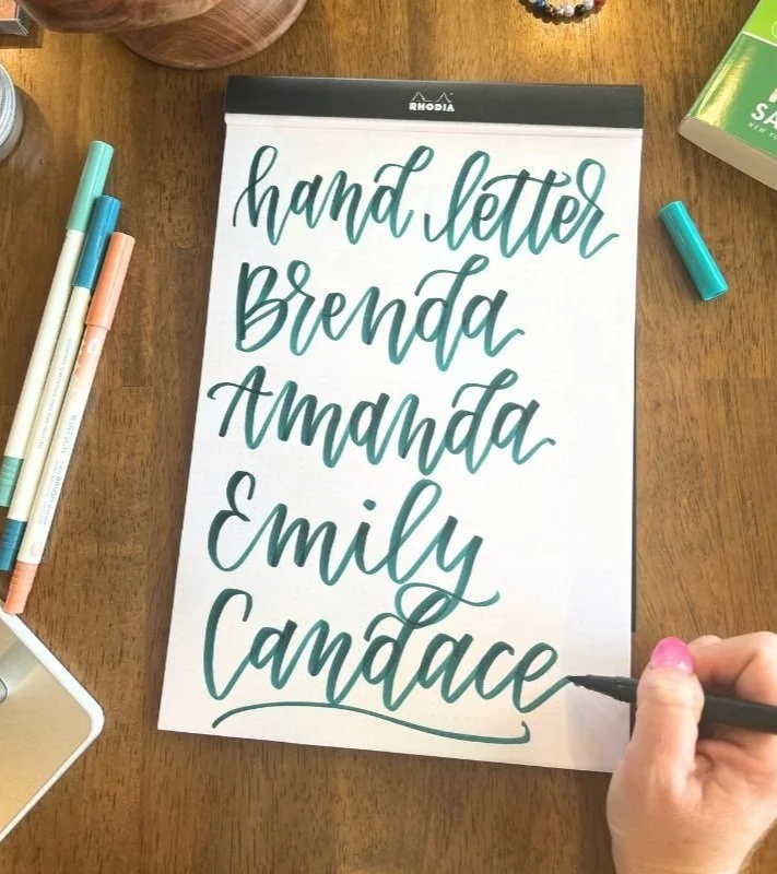How to Measure Your Brush Pen Lettering Progress — Hand Lettering by ...