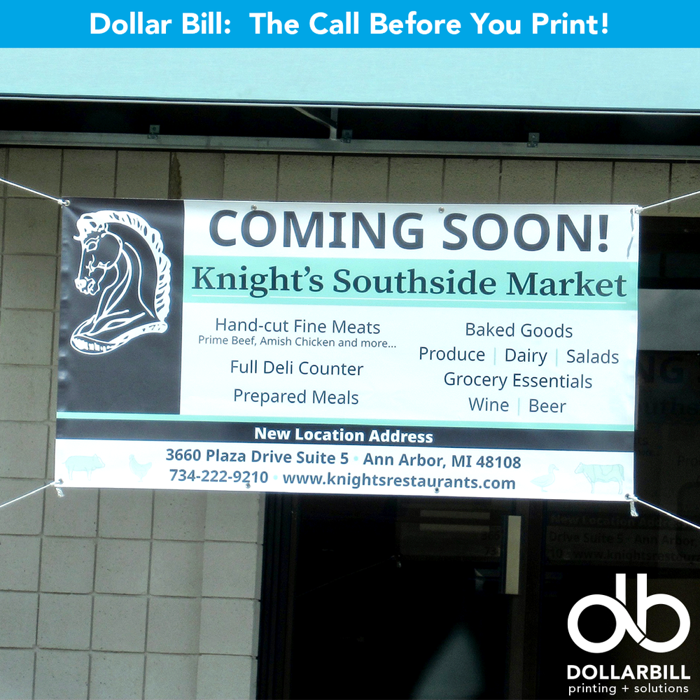 Make Your Announcement with a Custom Banner — Dollar Bill Printing