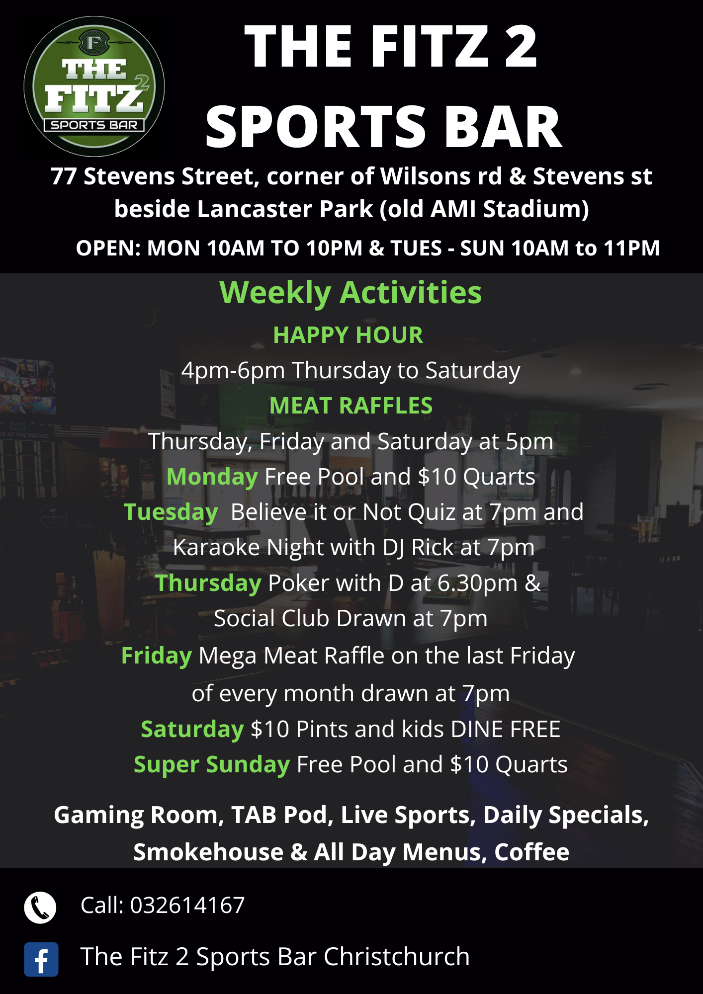 The Fitz2 Sports Bar