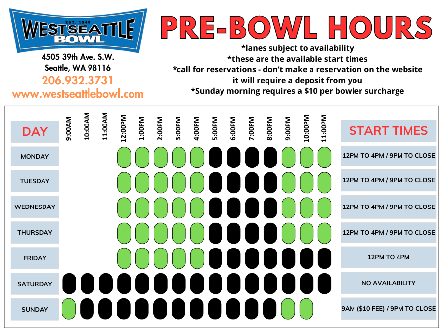League Bowling at West Seattle Bowl — West Seattle Bowl