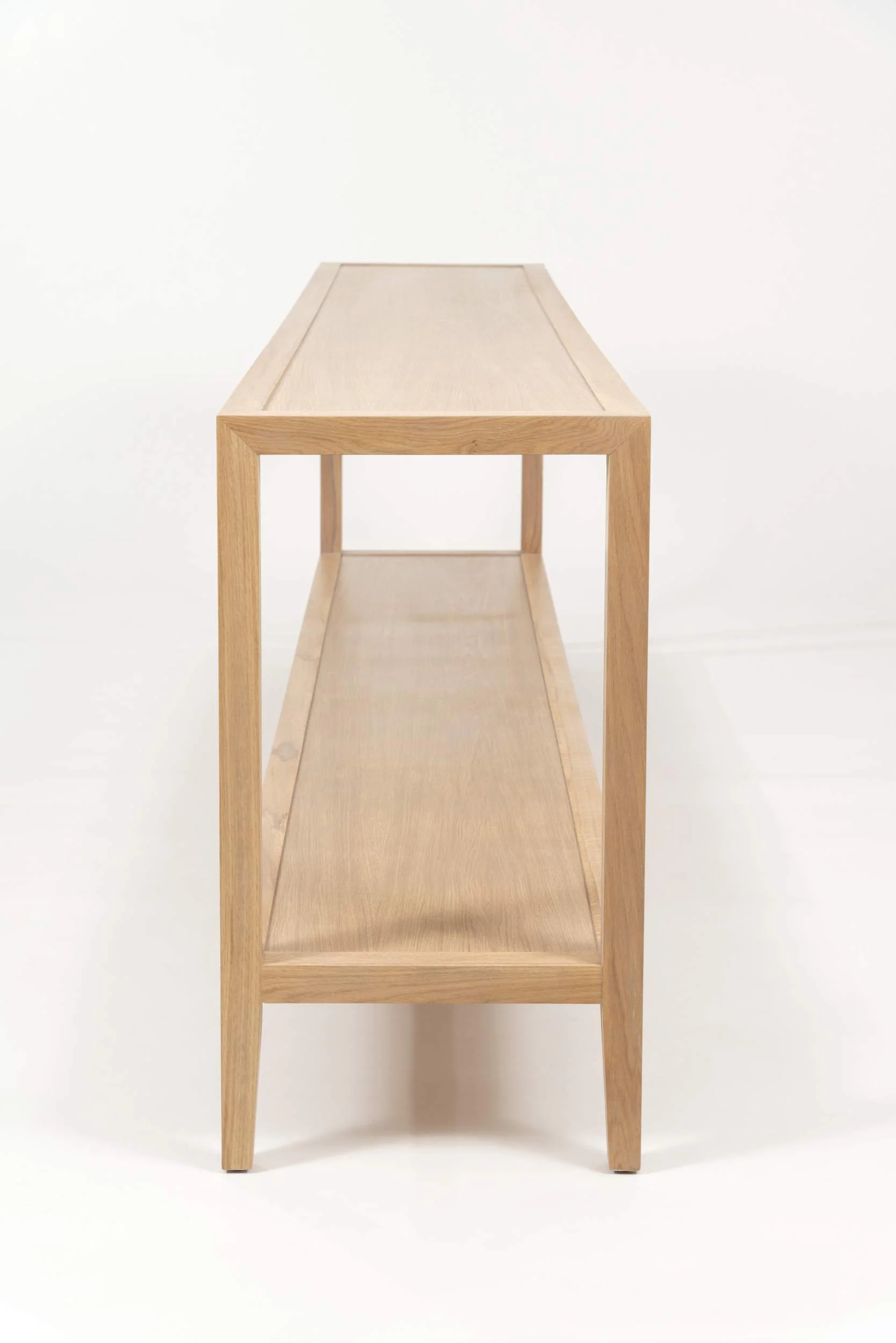 CAT217-23 | Custom Two-Tier Console Table — Wharton Hunt