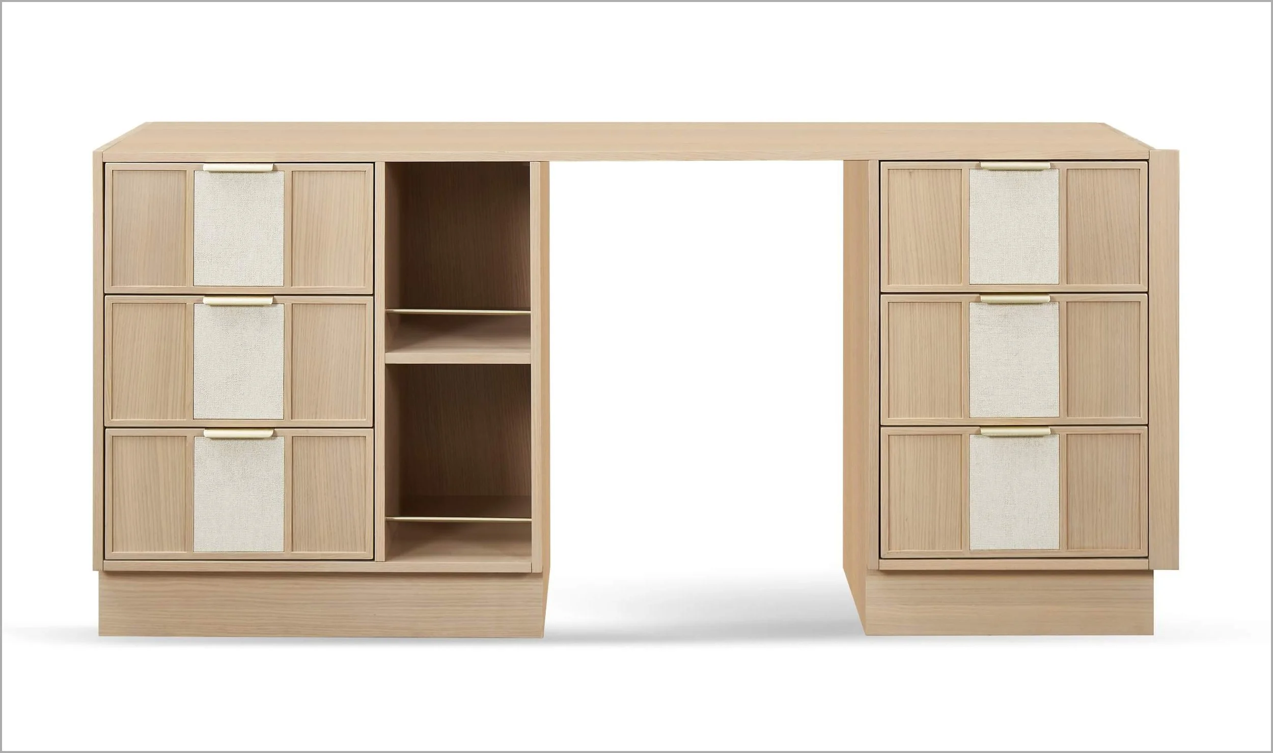 CD149-23 | Custom Hospitality Desk with Six Drawers — Wharton Hunt