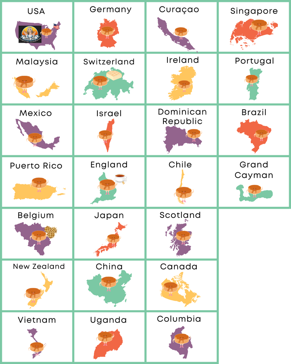 Pancake Map — Pancakes for Roger