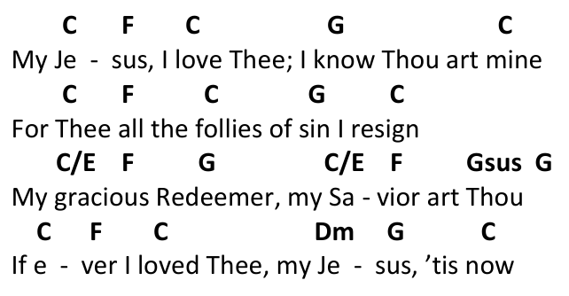 How to Play “My Jesus I Love Thee” on Piano — Adoration Music Academy