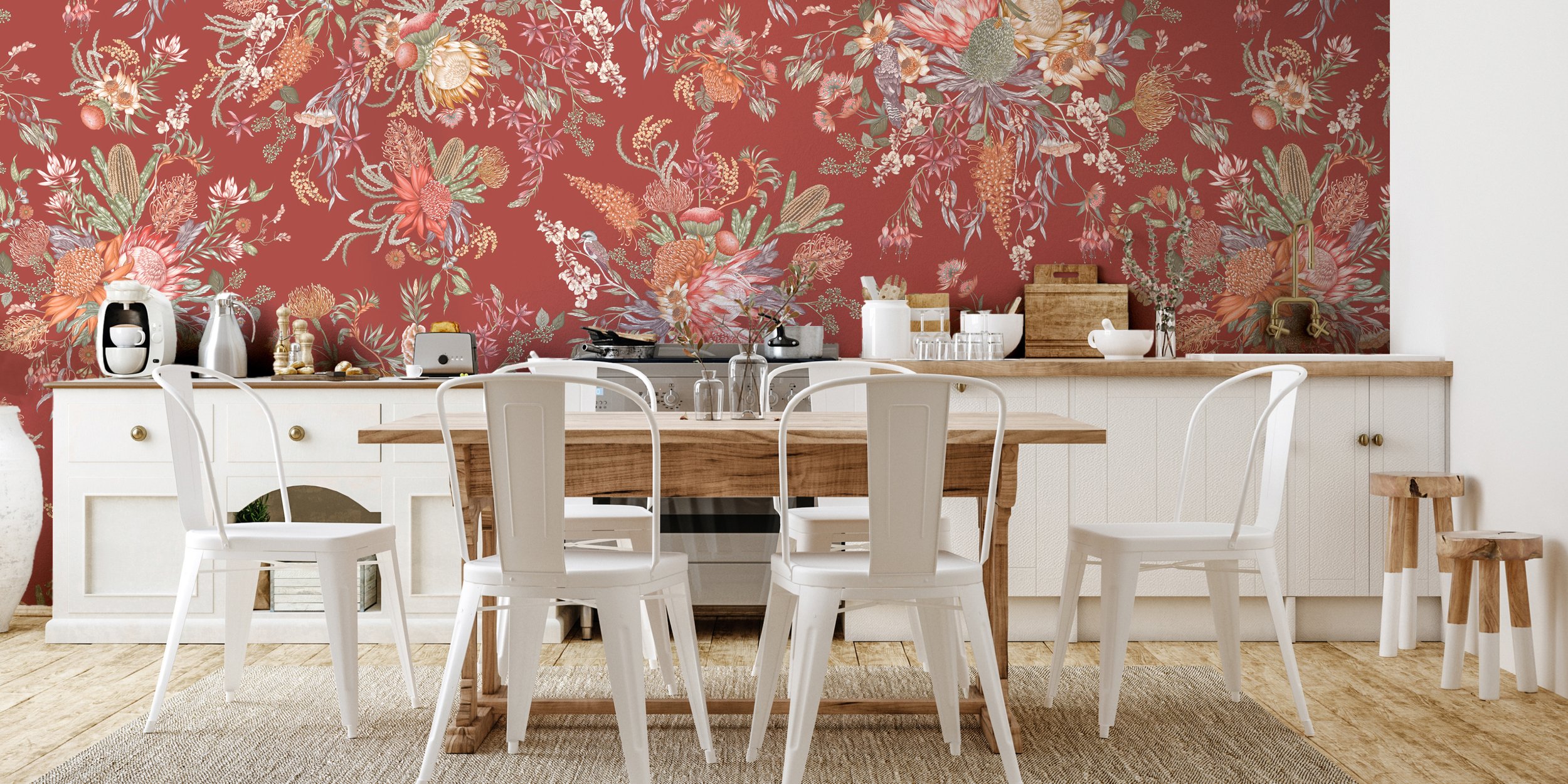 Australian native floral wallpaper — Olive & The Cowboy Wallpaper