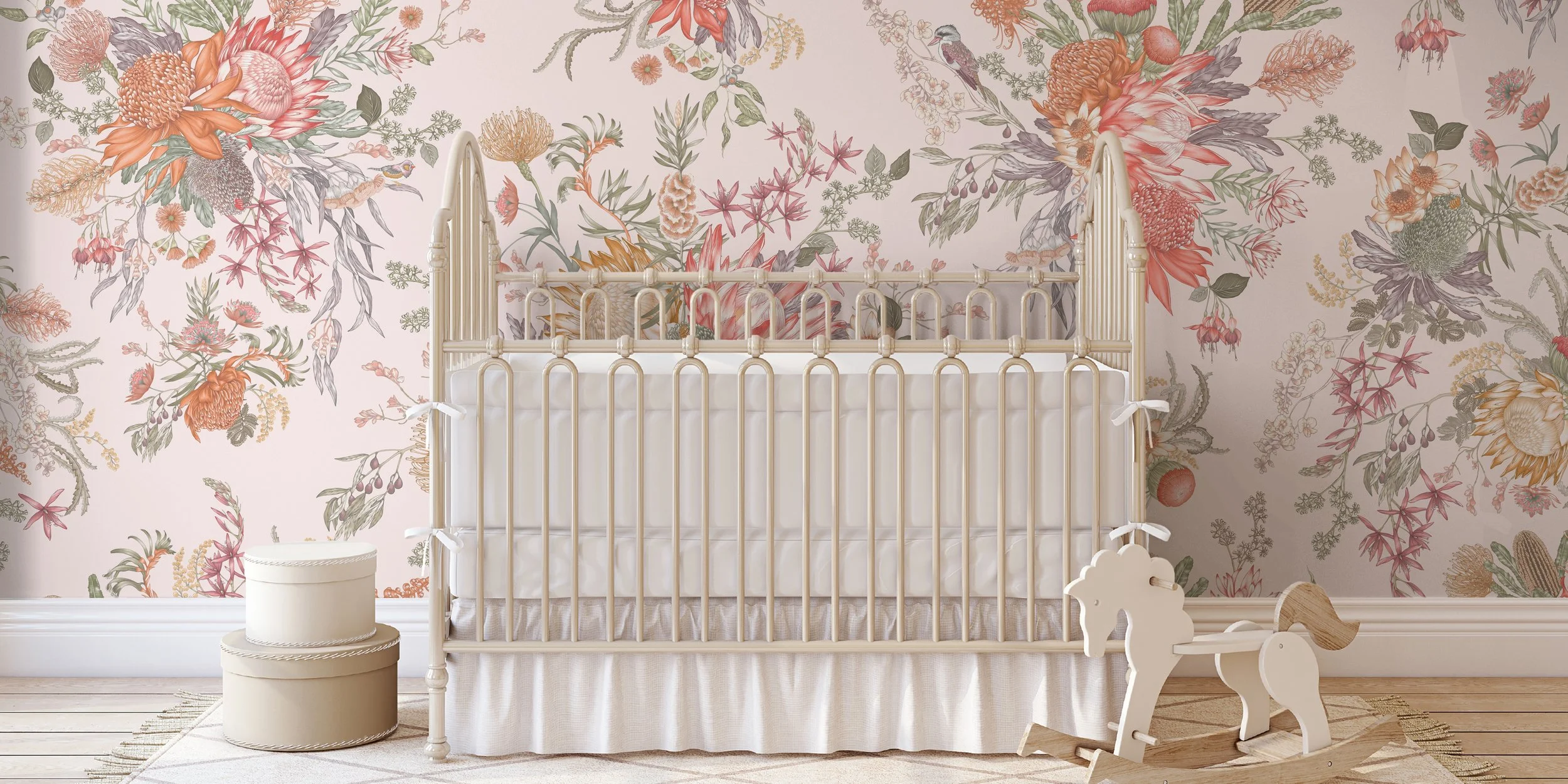 Australian native floral wallpaper — Olive & The Cowboy Wallpaper