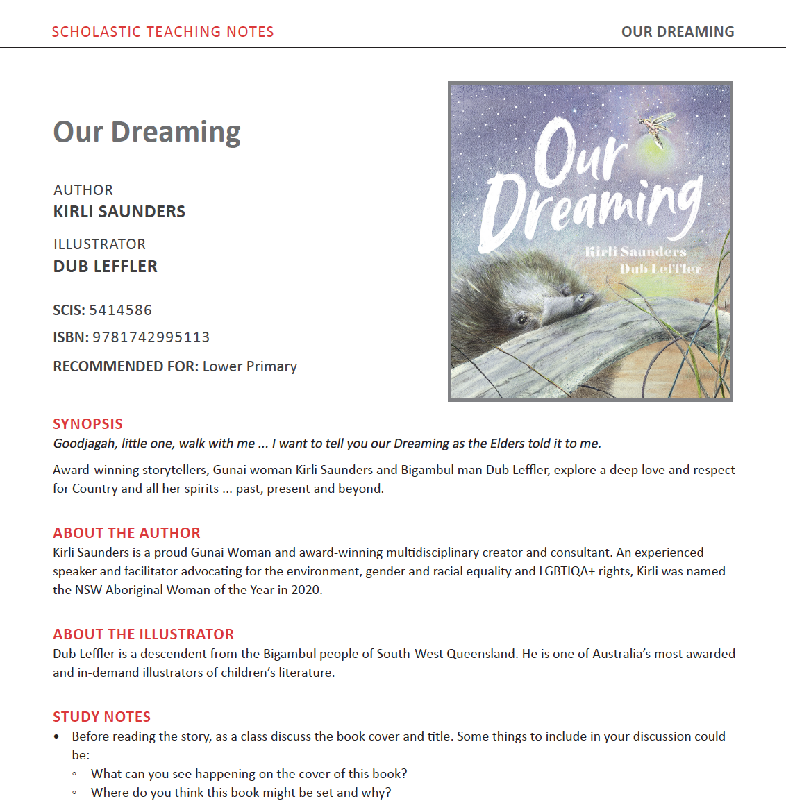 Our Dreaming — Kirli Saunders, Proud Gunai Woman and Award-Winning ...