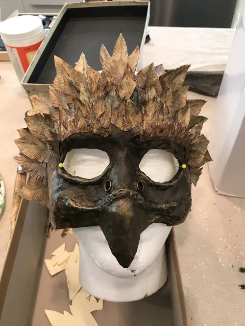 DIY masquerade mask - how we made the Baroness Talon mask for a ...